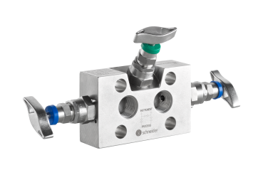 Manifold 2, 3 or 5 ways for transmitter connection | Deltafluid